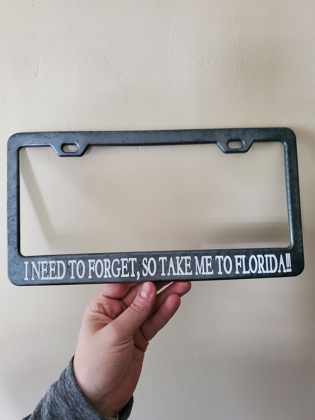 Florida!!! License Plate Frame - Etsy