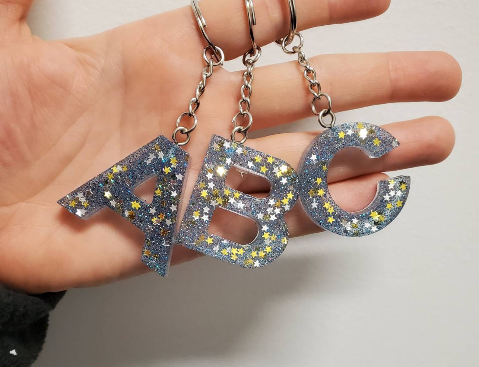 Alphabet Keychains - Etsy