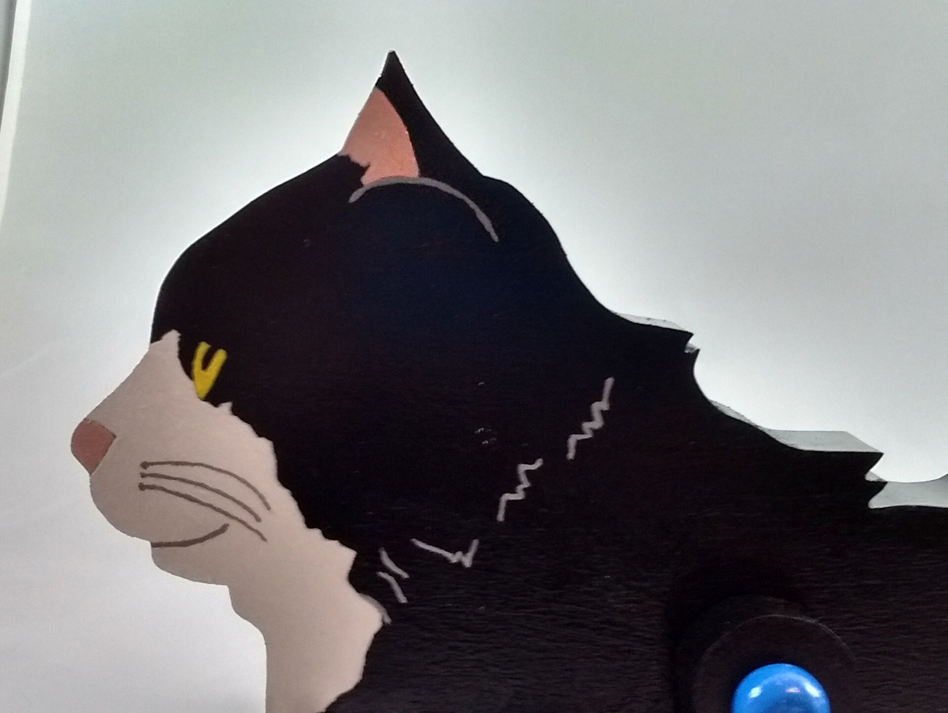 Wooden Push Cat/wooden Push Cat With Wheels/wood Toy Cat/wooden Toy/cat ...