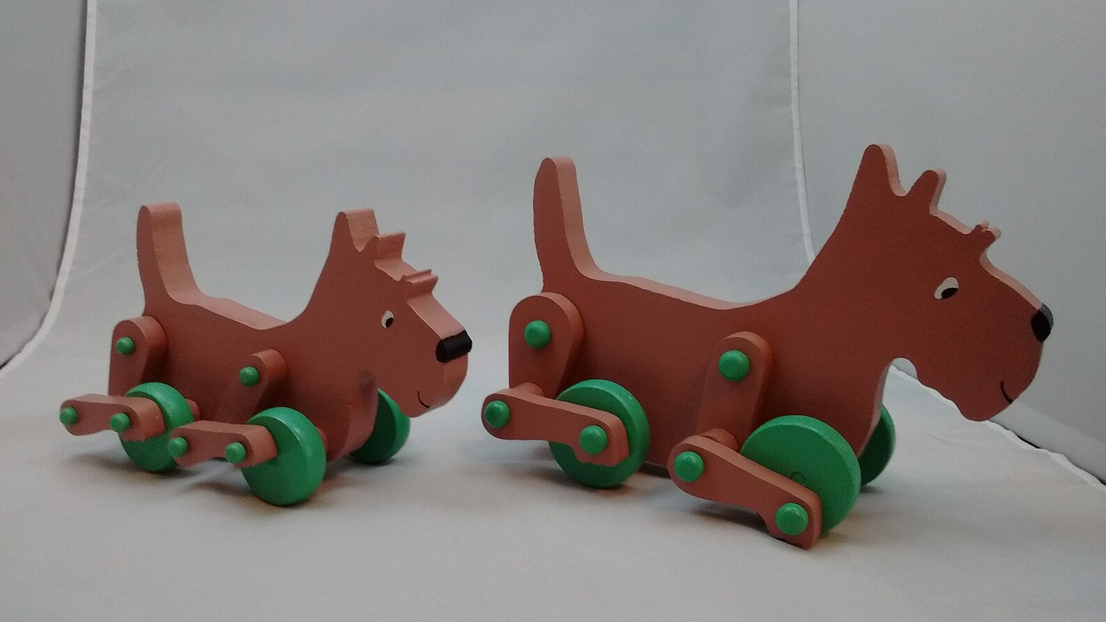Wooden Push dog/Wooden Push Dog And Puppy/Wood Toy Dog/Wooden Toy/Dog ...