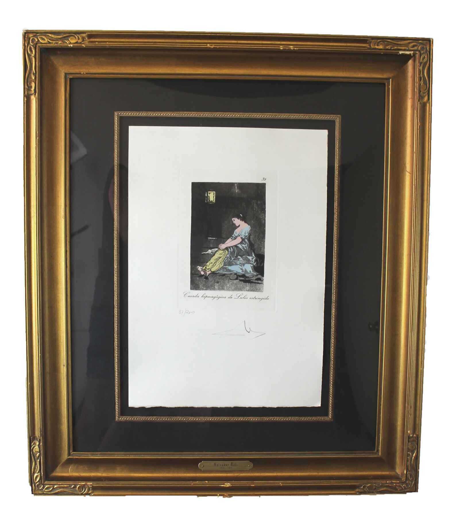 Salvador Dali. Original Lithograph. Pencil Signed. Original | Etsy