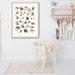 Watercolor Animal Alphabet Print: Woodland Nursery Decor (digital ...
