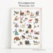 Watercolor Animal Alphabet Print: Woodland Nursery Decor (digital ...