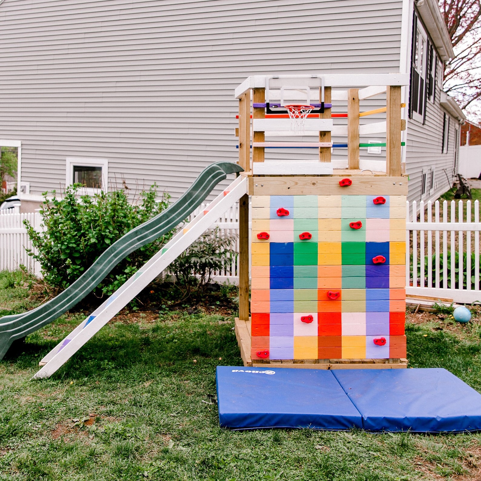 Playground With a Slide Playset Woodworking PDF Plans, Printable ...