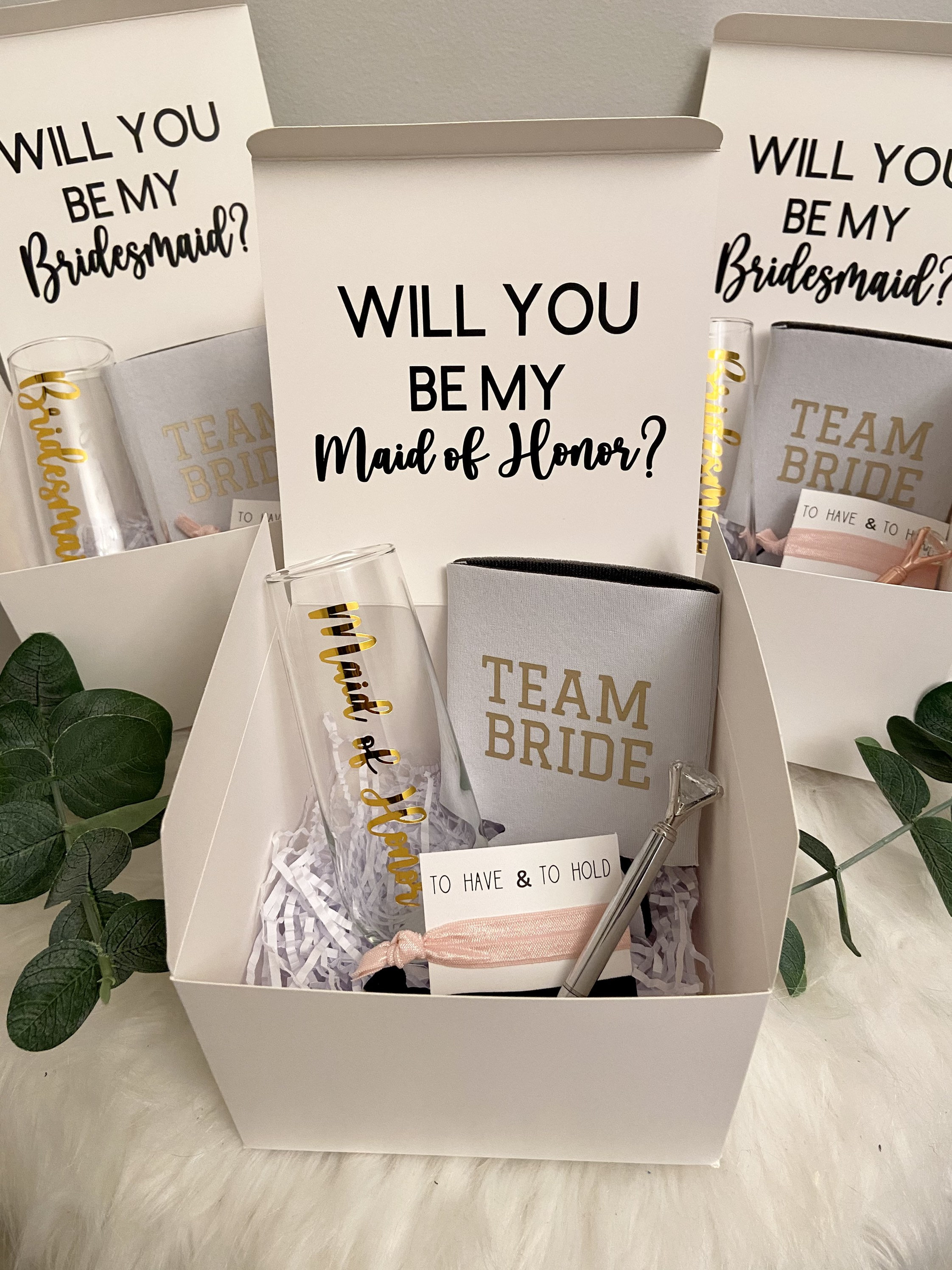 Bridesmaid Proposal Box Maid Matron of honor Box | Etsy