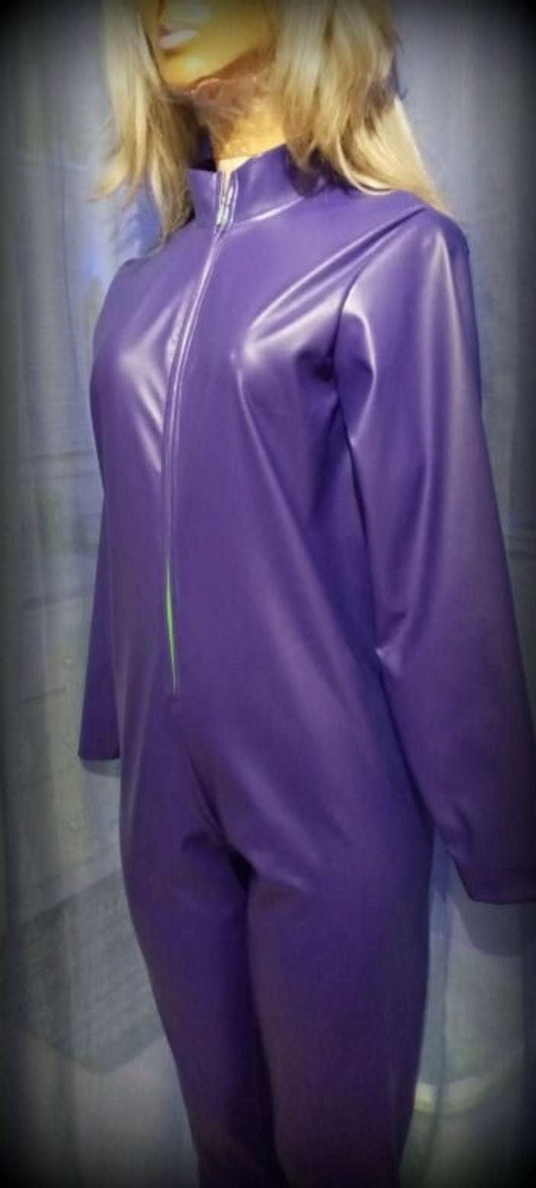 PVC Lycra Leatherette Unitard - Etsy