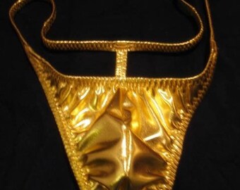 Mens Gold G String | Etsy