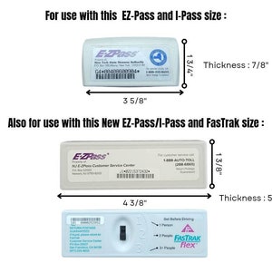 Personalized Fastrak Flex and EZ Pass Holder - Custom Toll Pass Holder ...