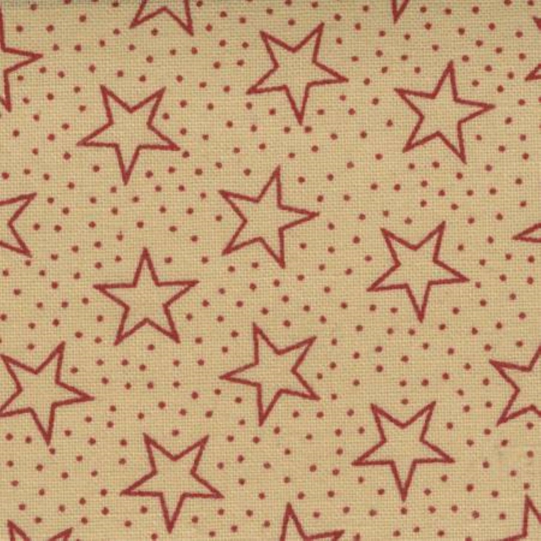 108" Patriotic Antique Star Dot - Red - Etsy