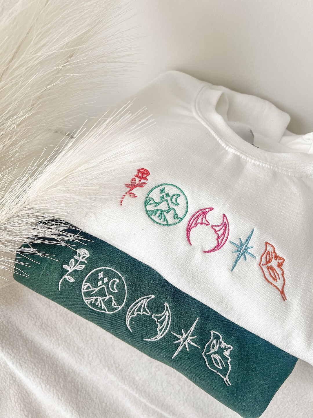 ACOTAR Embroidered Sweatshirt, A Court of Thorns and Roses Shirt ...