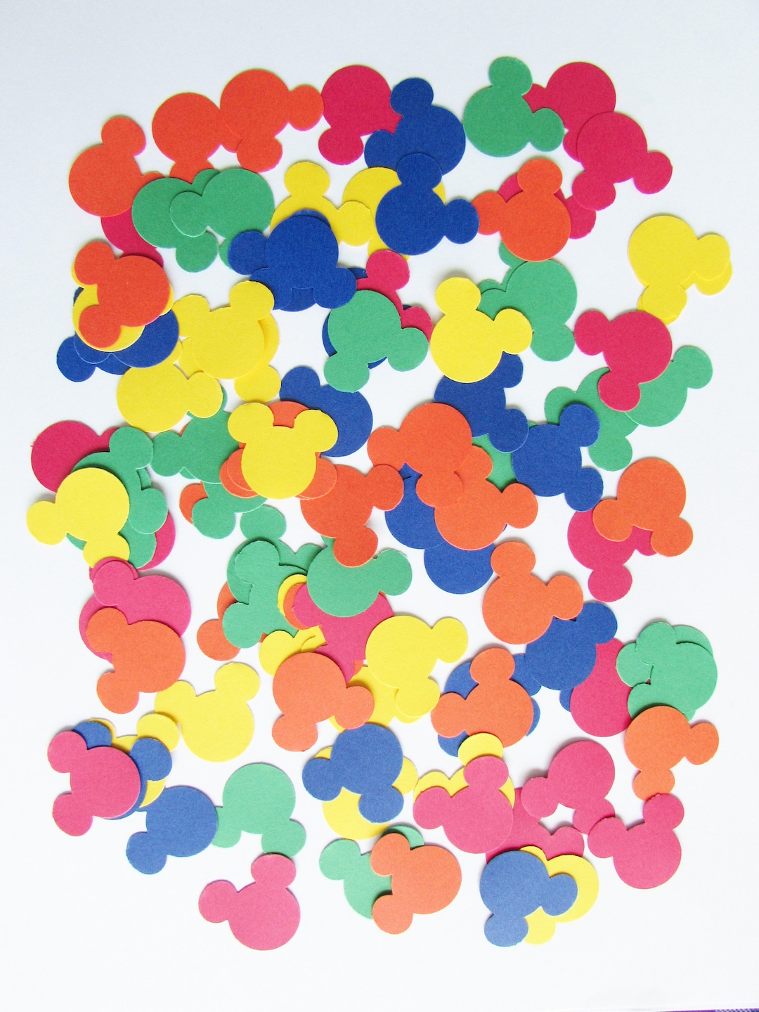 Mickey Mouse Paper Confetti Rainbow Colors 100 CT Table Confetti Pride ...