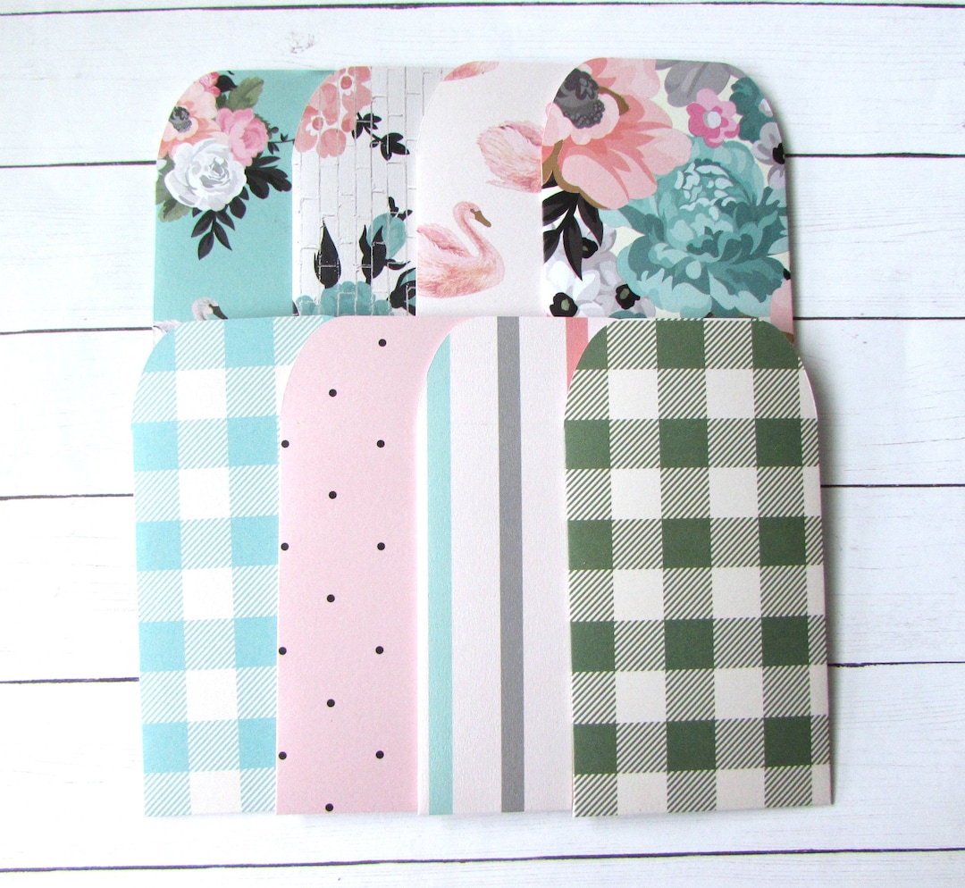 Mini Envelope - Floral Envelope - Mini Note - Mini Cards - Gift Card ...