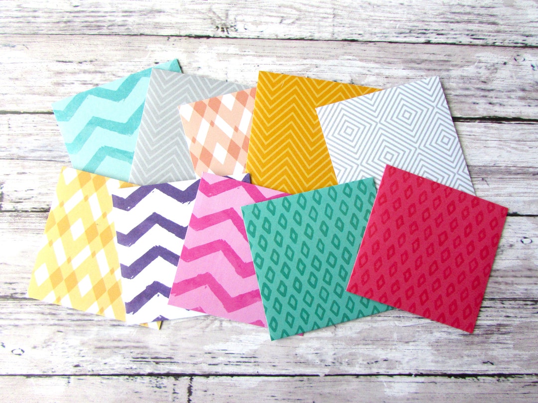 Mini Note Cards With Envelopes - Patterned Envelopes - 10 Pcs - Love ...