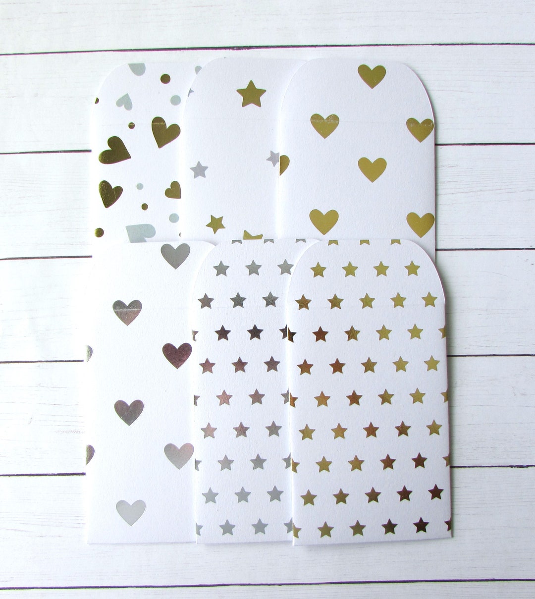 Mini Envelope - Foil Accent Envelope - Mini Note - Mini Cards - Gift ...