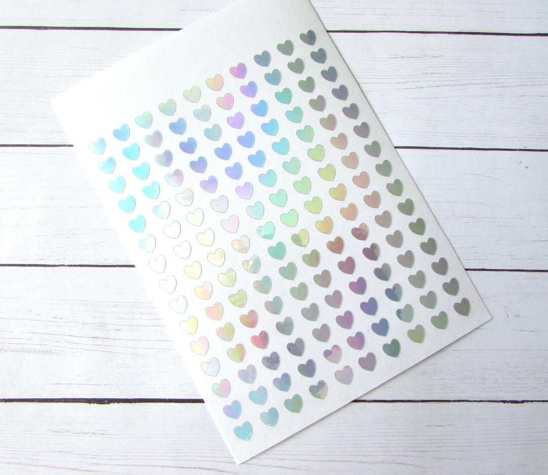 Mini Sticker | Mini Decal | Mini Heart Sticker | 1/4" Sticker ...