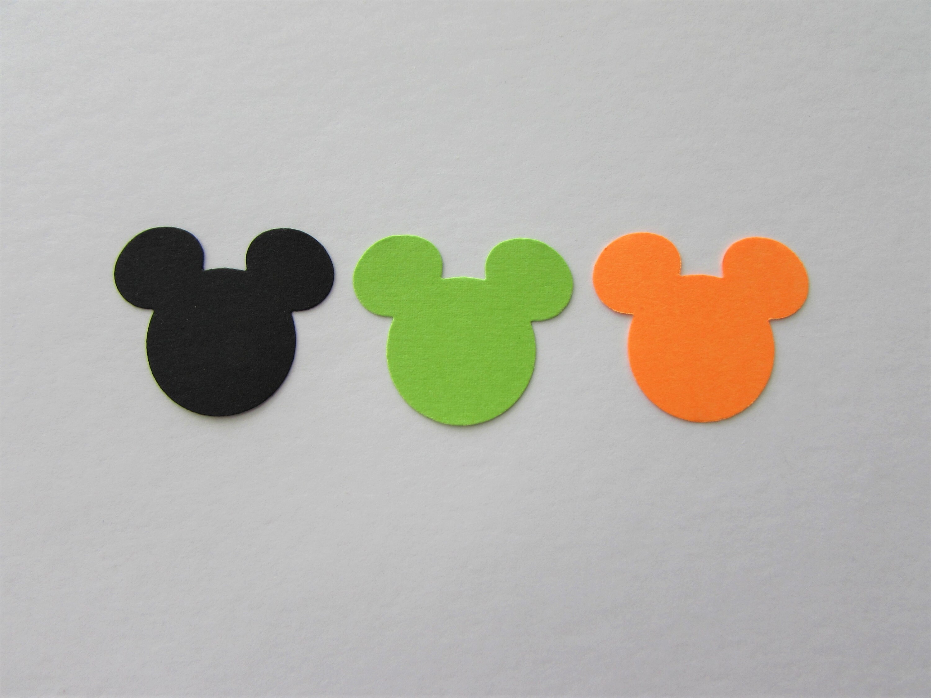 Black Orange and Green Mickey Mouse Paper Confetti 150 CT. - Table ...