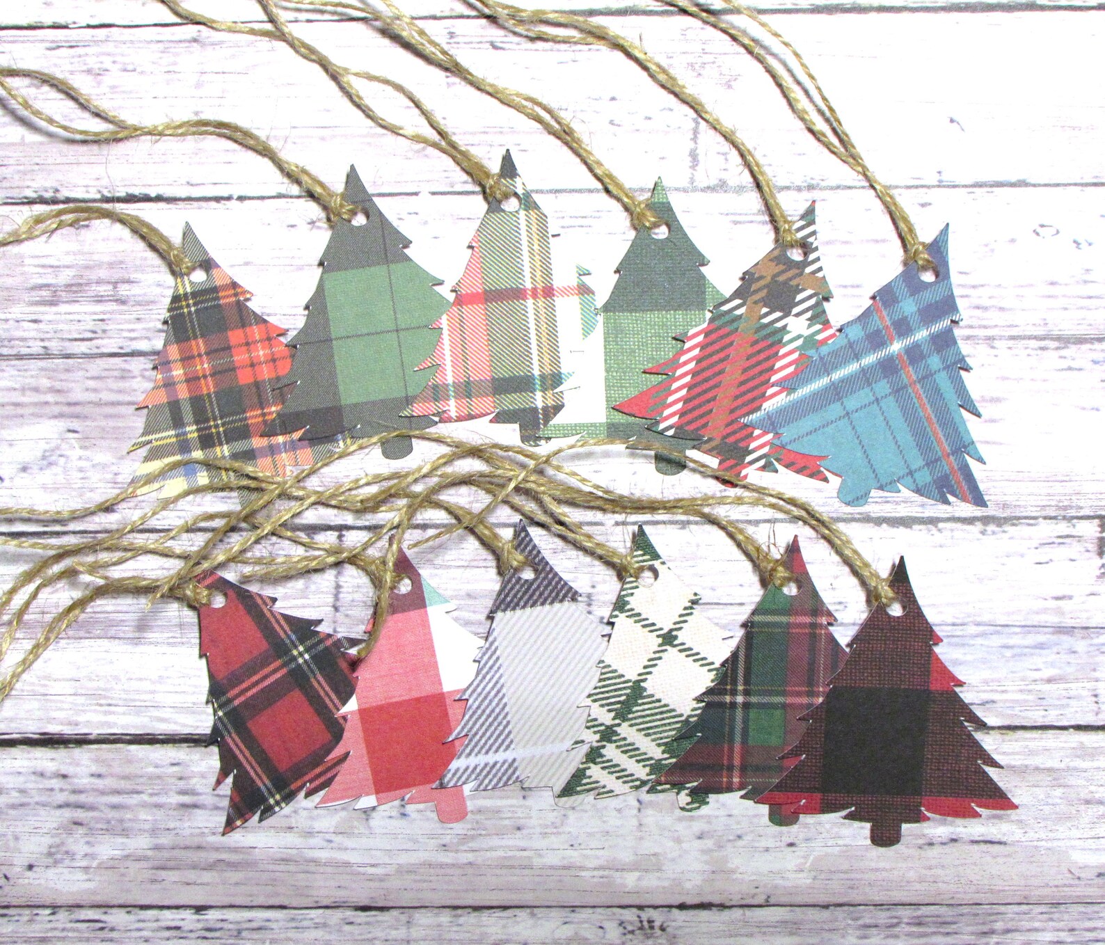 Christmas Gift Tags, Rustic Christmas Tags, Paper Tags, Christmas Tags ...