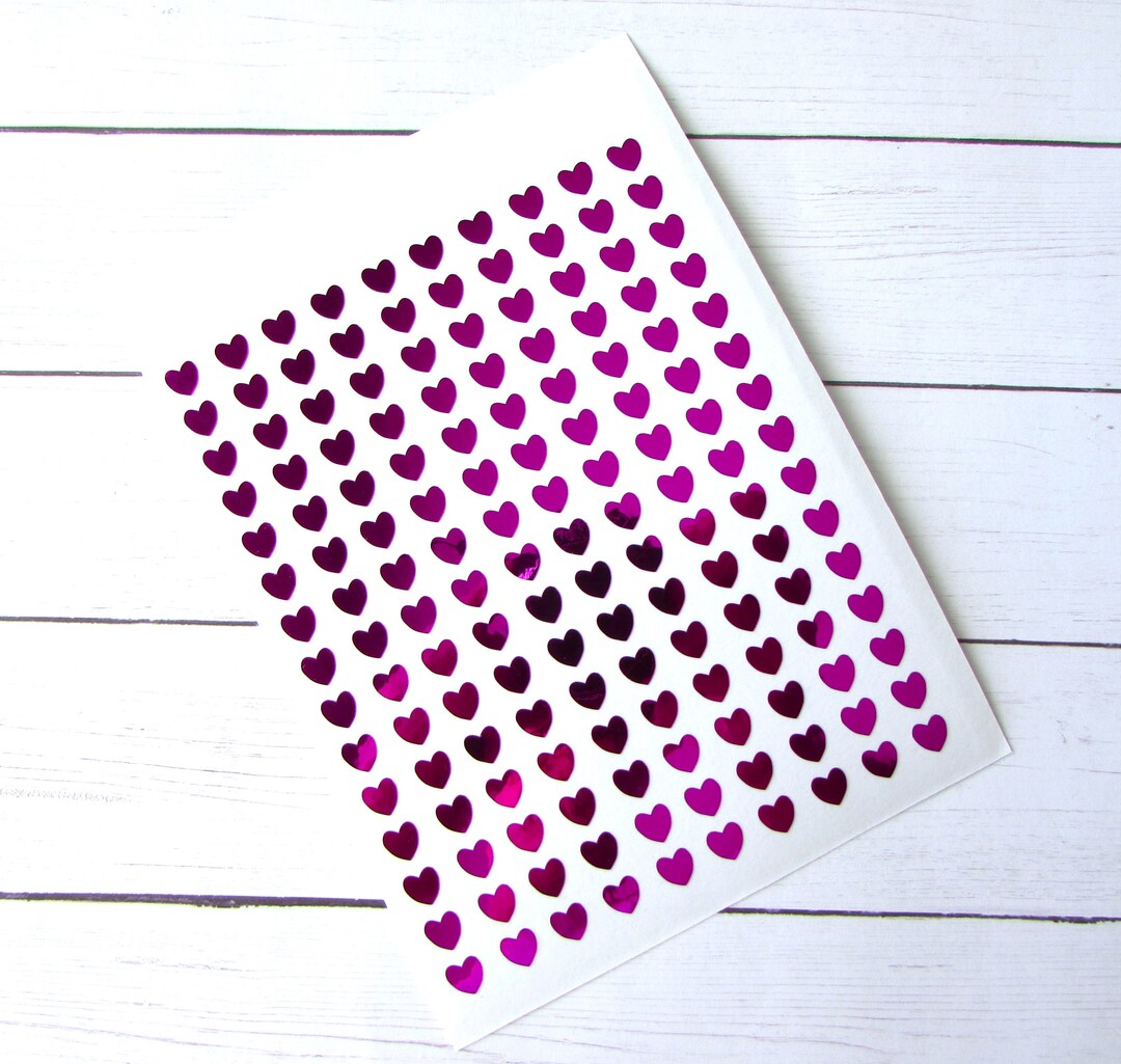 Mini Sticker Mini Heart Sticker 1/4 Inch Sticker Mini Planner Stickers ...