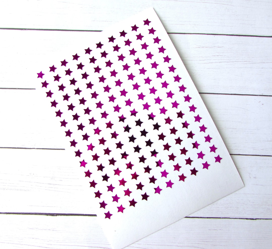 Mini Sticker | Mini Decal | Mini Star Sticker | 1/4" Sticker | Planner ...