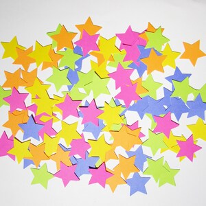 Paper Confetti Stars Party Pop Color 100 CT. - Table Confetti - Die Cut ...