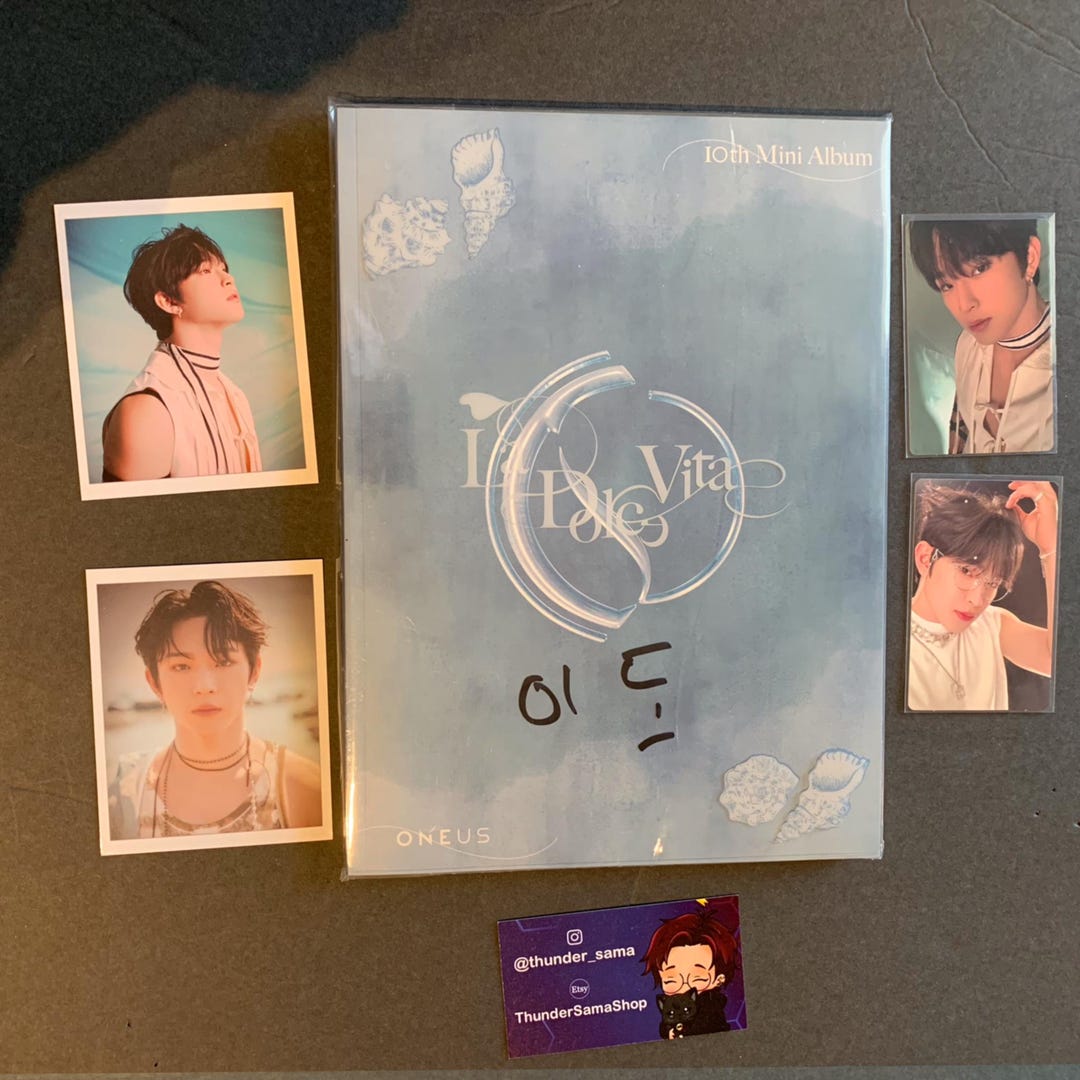 ONEUS Dolce Vita Signed Album (leedo) - Etsy