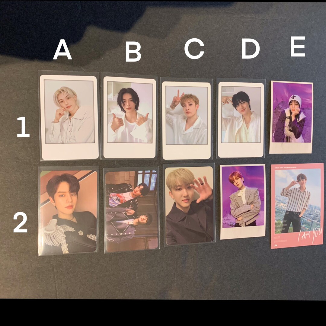 Stray Kids Official Photocards (rock Star-maxident- Oddinary-etc) - Etsy