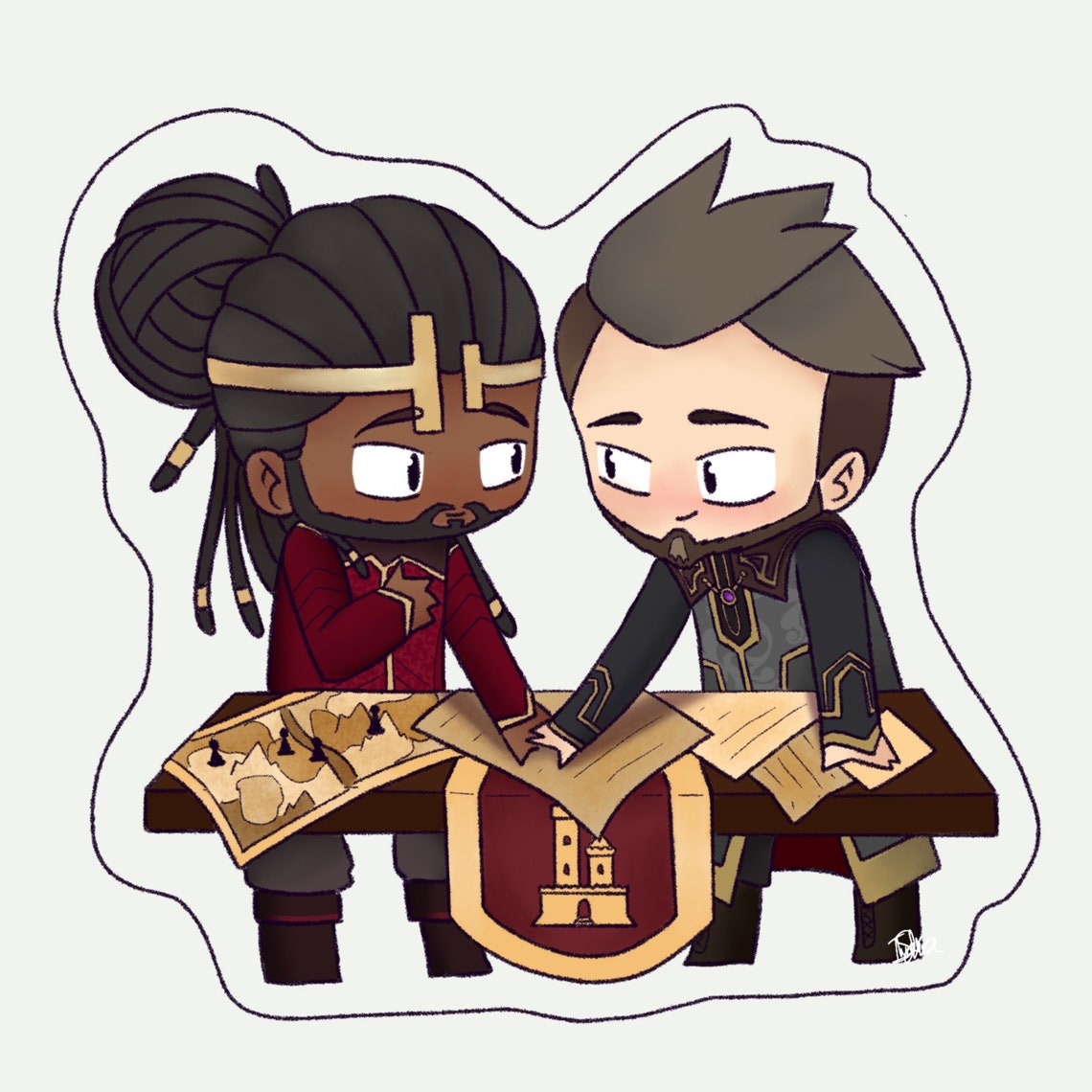 The Dragon Prince Ship Stickers - Etsy
