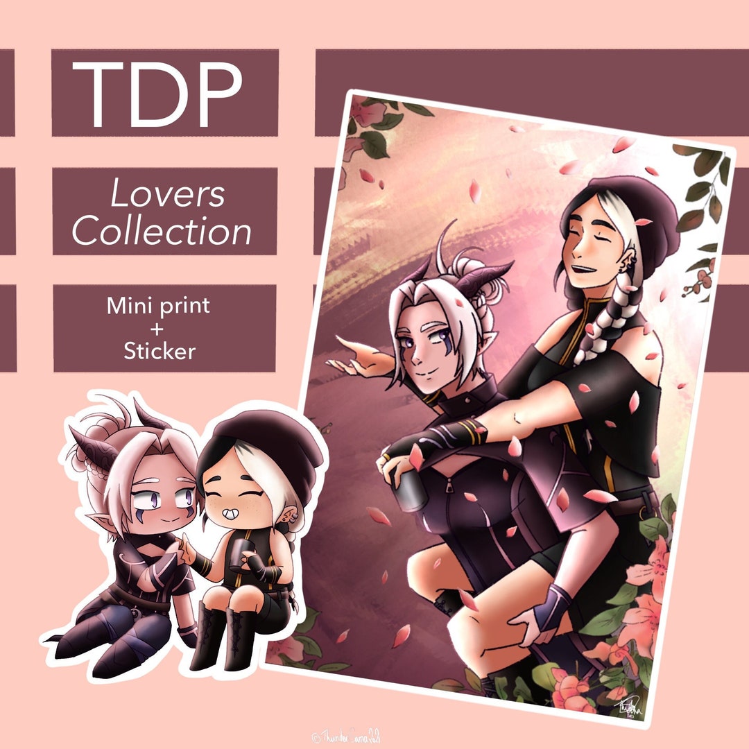 The Dragon Prince Print and Sticker : Lovers Collection raydia - Etsy