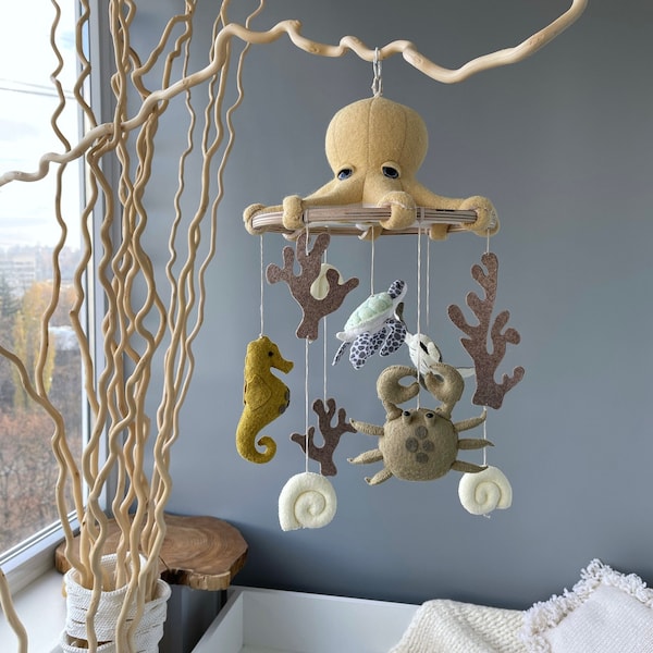 Sea Creatures Mobile - Etsy