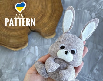 Woodland Animal Felt Sewing Pattern / PDF Download / Baby - Etsy