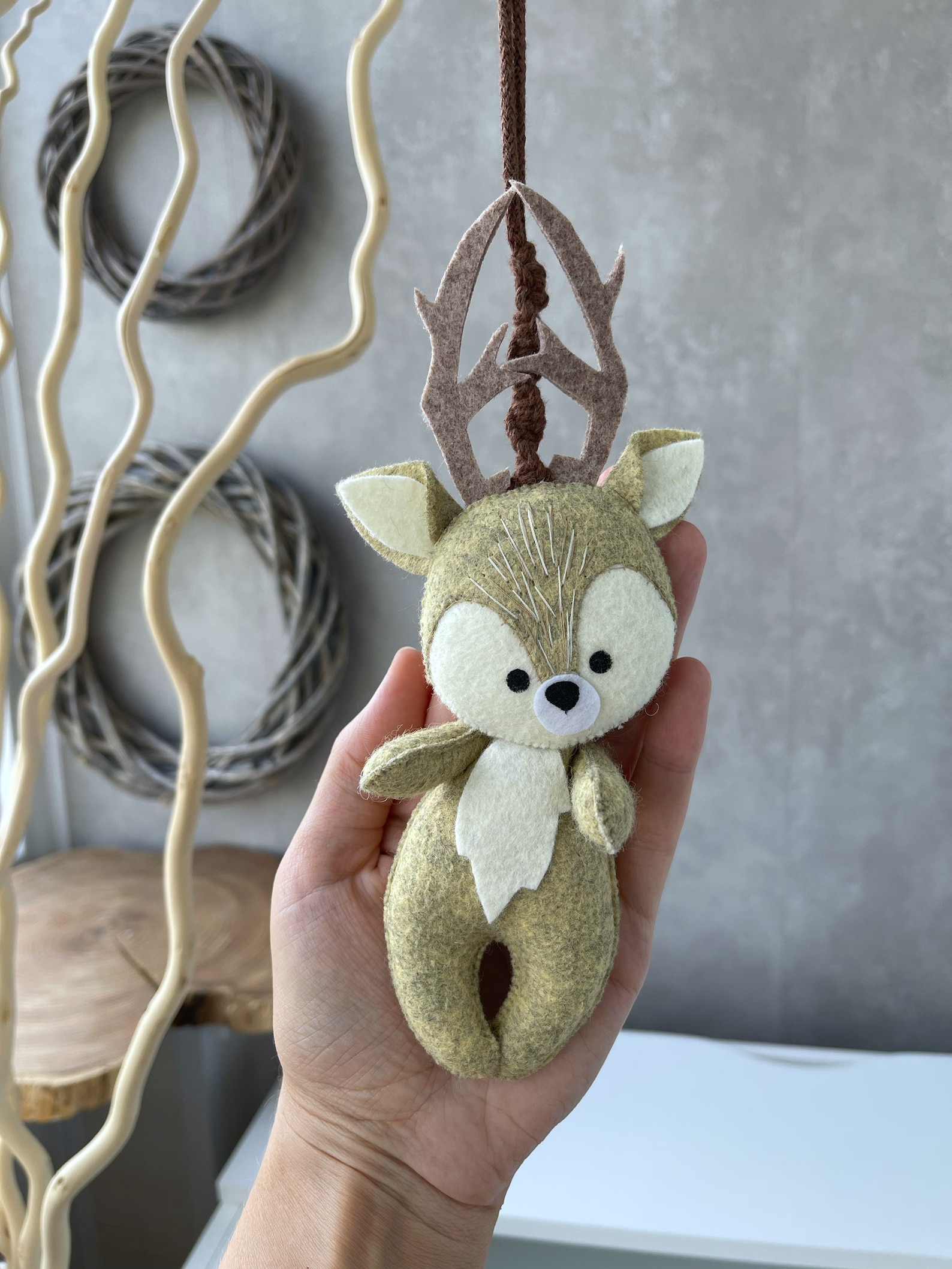 Woodland Stroller Mobile / Forest Animals Stroller Toys Set / - Etsy Canada