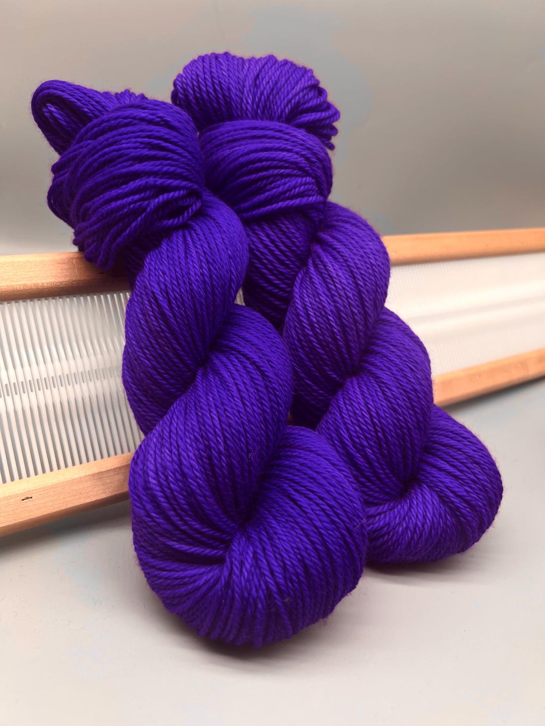 Very Violet ~ Hand Dyed Yarn - Aran Weight - Purple Yarn - Knit Gift ...