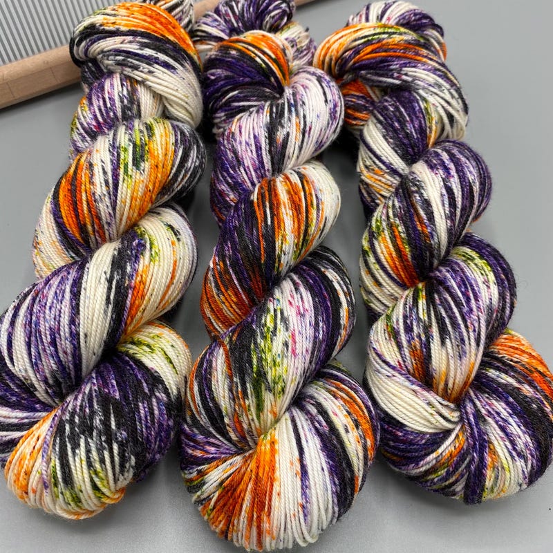 Halloween Speckled Yarn - Etsy