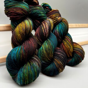 Pictured Rocks Hand Dyed Yarn Lace / Sock / Fingering / Sport / Dk ...
