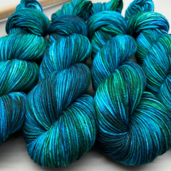 Blue Yarn - Etsy