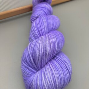 Lavender Ready to Ship Dk Single Ply Superwash Merino Wool Hand Dyed ...