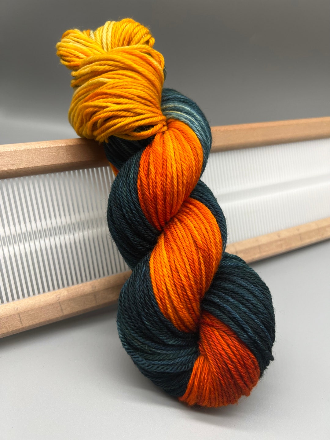 Ocean Sunset Ready to Ship Worsted Superwash Merino Wool Hand Dyed Yarn ...