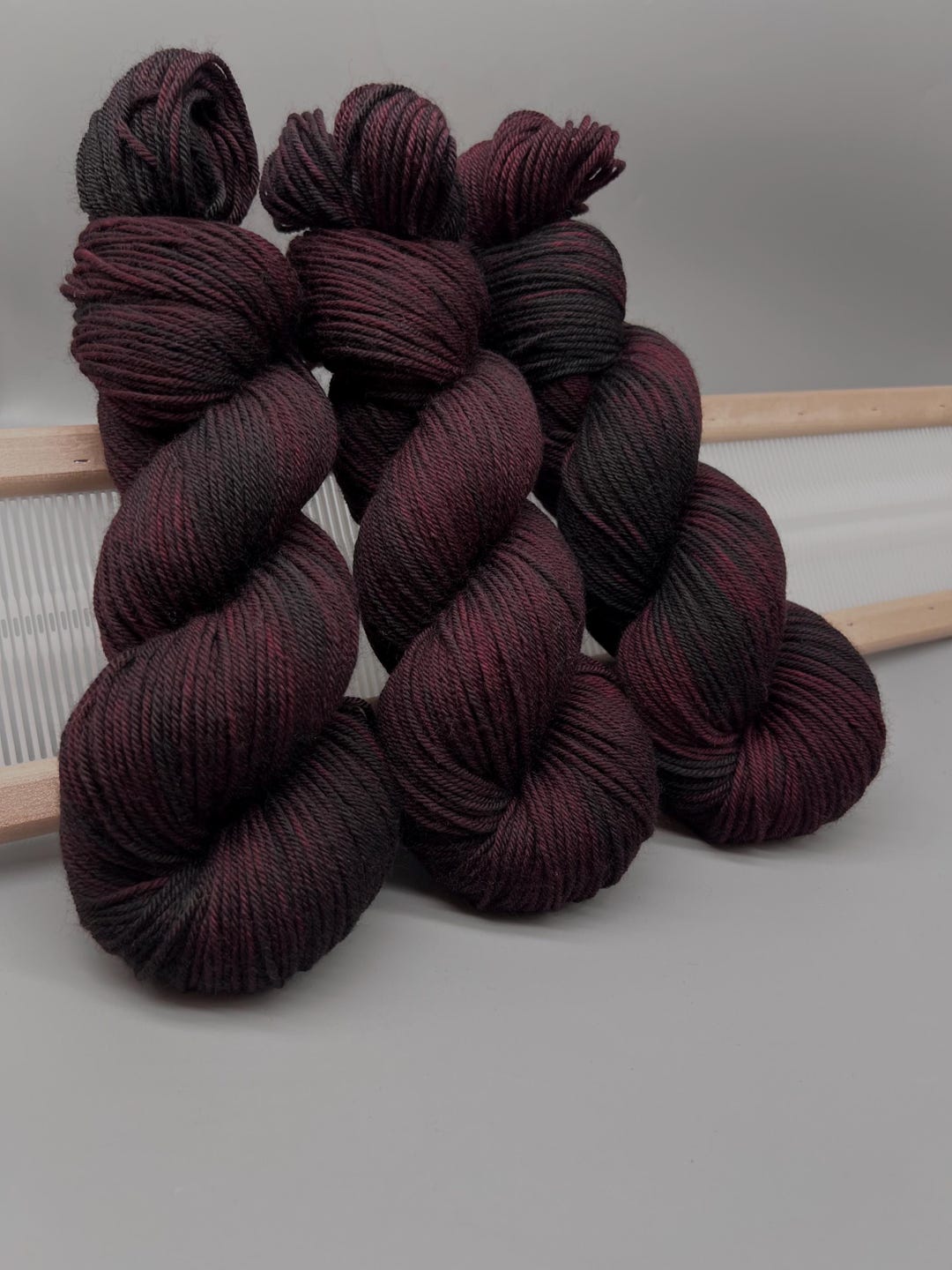 Blackberry Bramble Ready to Ship Dk/nylon Superwash Merino Wool Hand ...