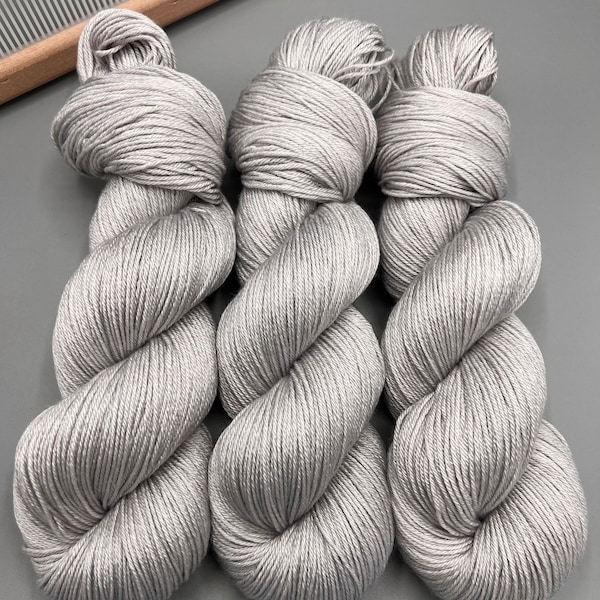 Silver Yarn - Etsy
