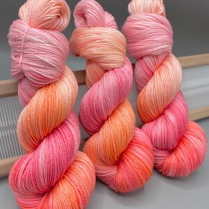 Sherbet Hand Dyed Yarn Lace / Sock / Fingering / Sport / - Etsy