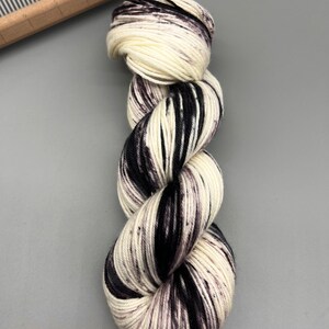 Cookies and Cream Ready to Ship Hand Dyed Yarn Dk Superwash Merino Wool ...