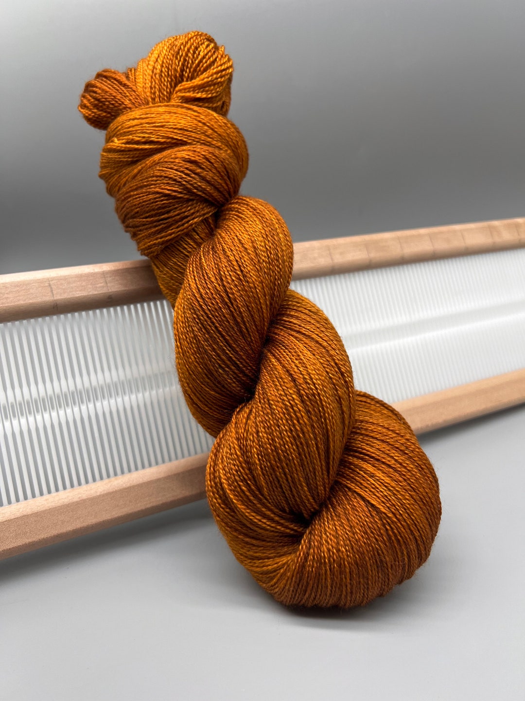Copper - Ready to Ship- Lace Yarn - Silk - Merino - Hand Dyed Yarn ...