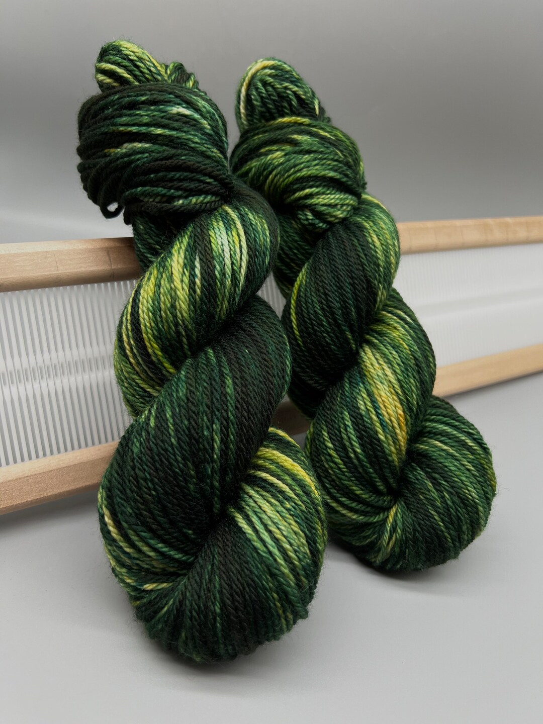 Evergreen - Ready to Ship - Aran Weight - Superwash Merino Wool - Hand ...