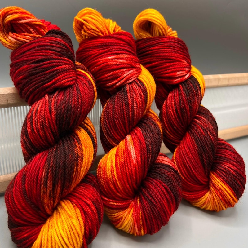 Worsted Weight Alpaca Yarn Red - Etsy