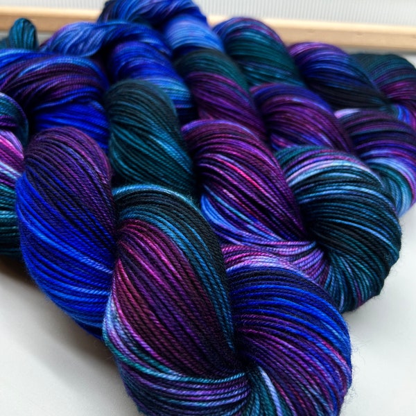 Purple Blue Yarn - Etsy