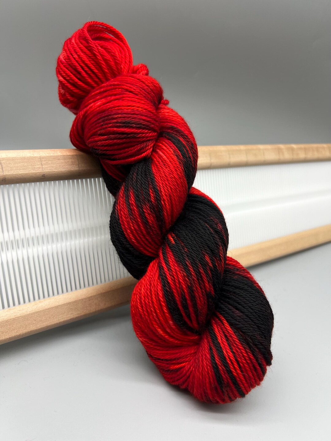 Blood Moon Ready to Ship Worsted Superwash Merino Wool Hand Dyed Yarn ...