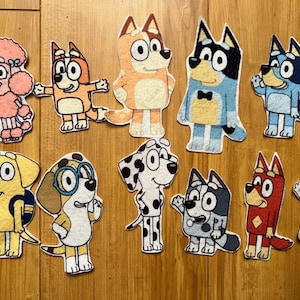 Bluey Felt Board Characters - Etsy