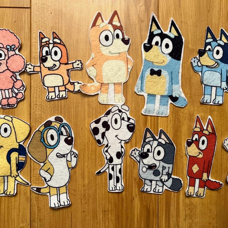 Bluey Cutouts - Etsy