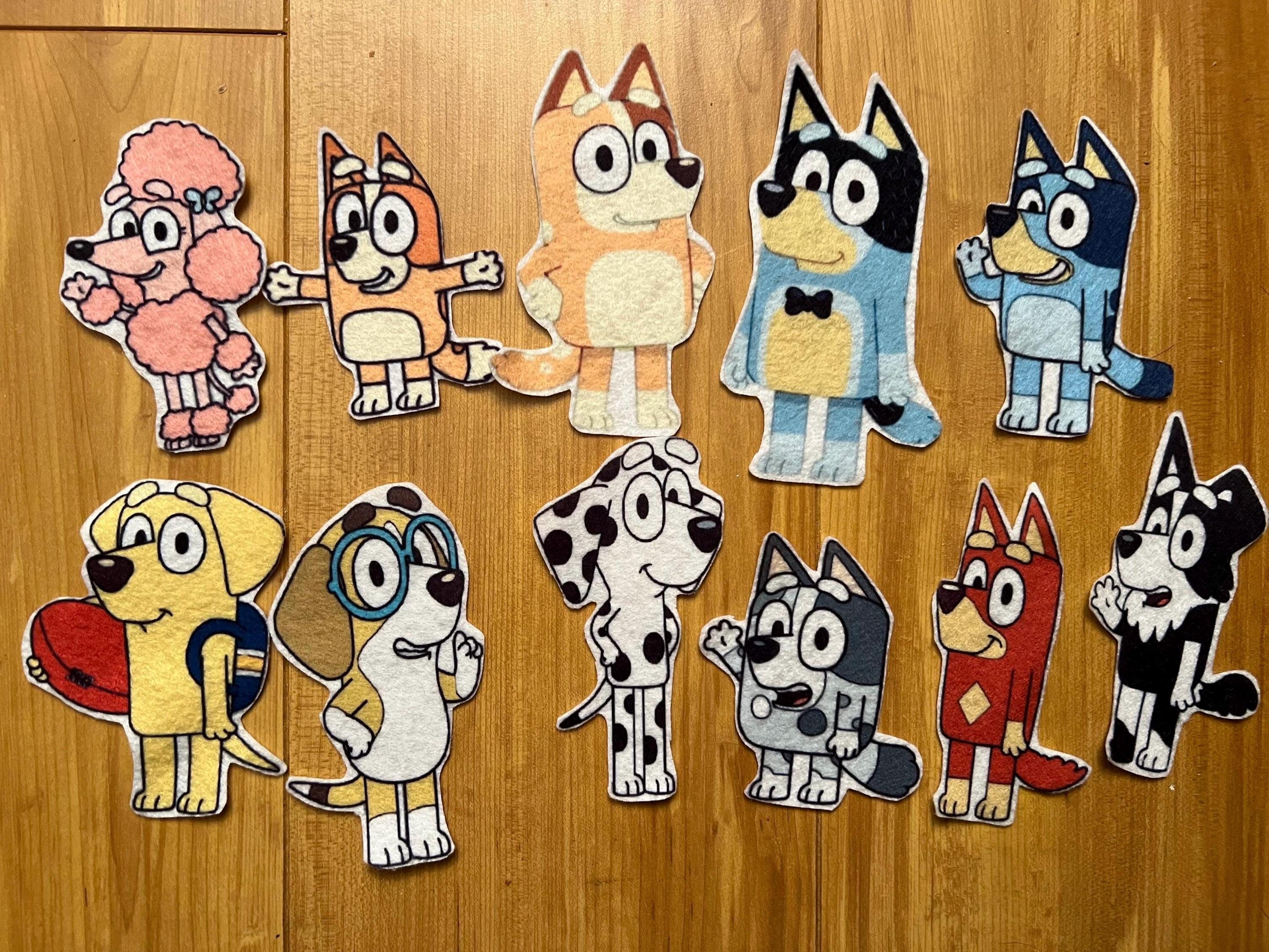 Bluey Felt Board Characters - Etsy