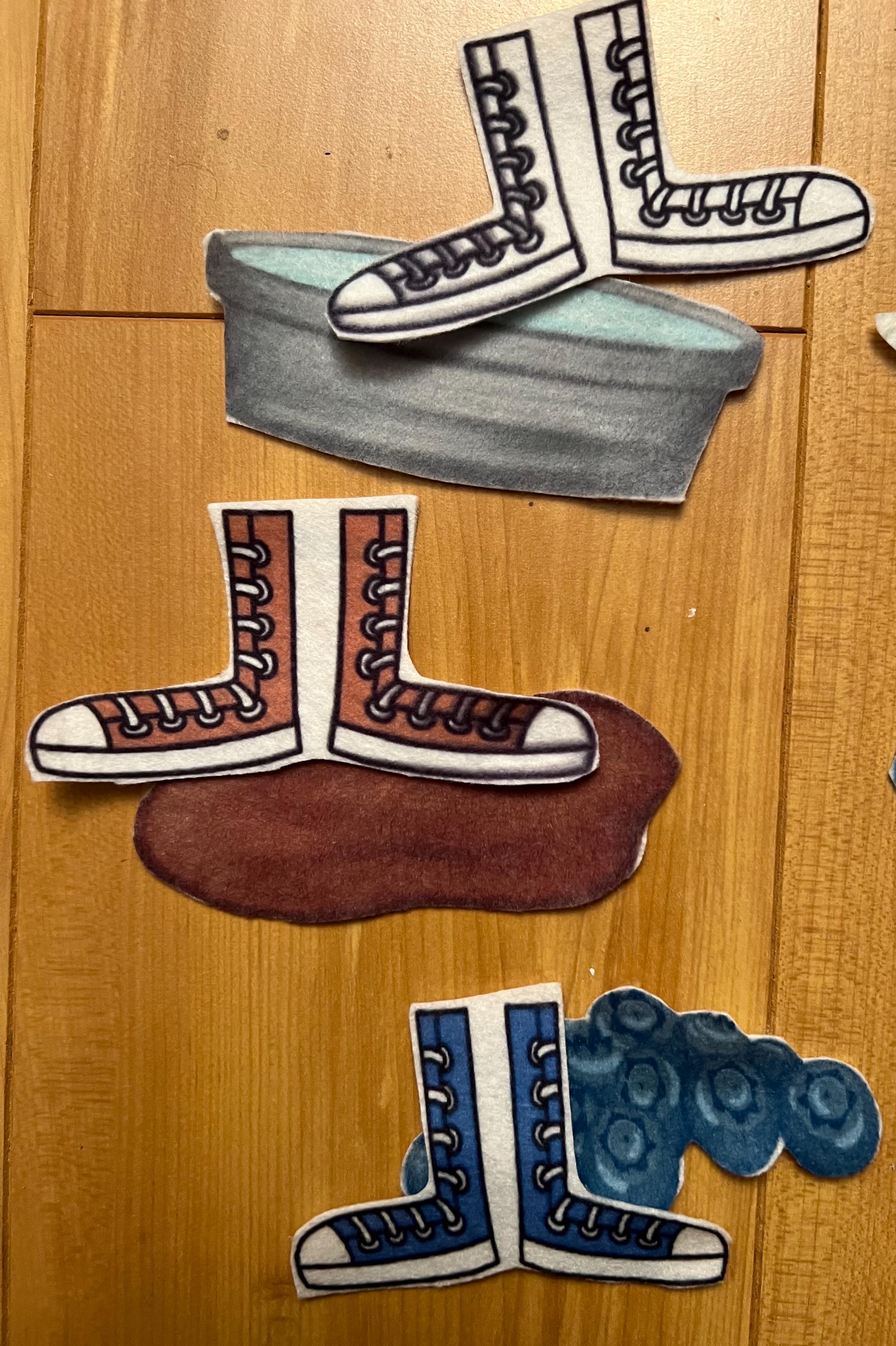 Pete the Cat I Love My White Shoes Felt Board Pieces - Etsy